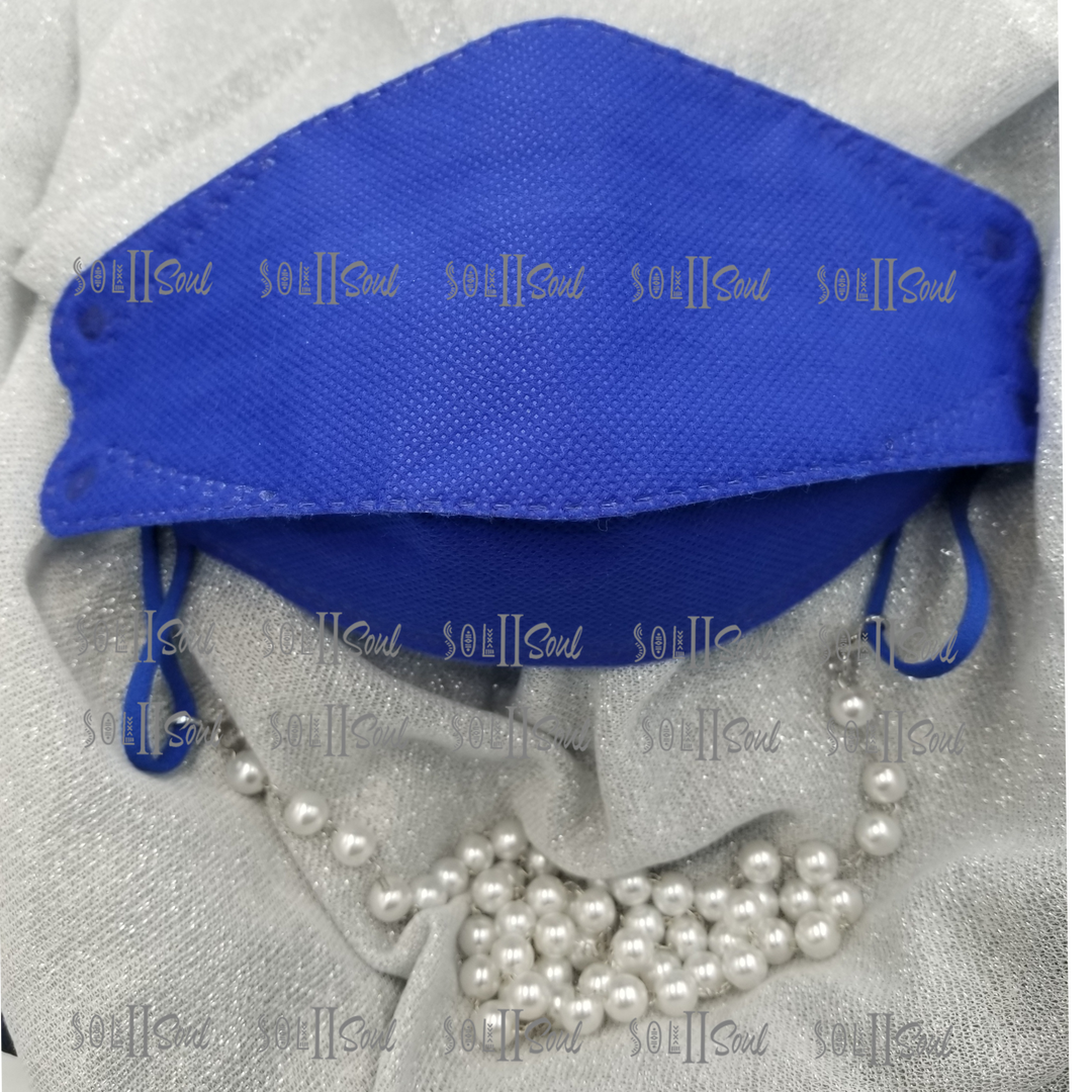 Royal Blue Disposable Masks (set of 10) – Sol II Soul